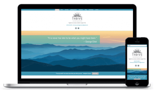 Therapist Website Design & Branding | Brighter Vision